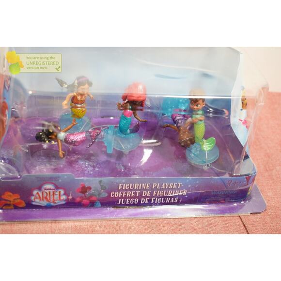 Toys | Disney Junior Ariel Mini Figure Set 5pk Pack Wear | Poshmark